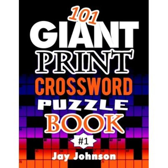 Jay Johnson | Other | 1 Giant Print Crossword Puzzle Book A Unique ...
